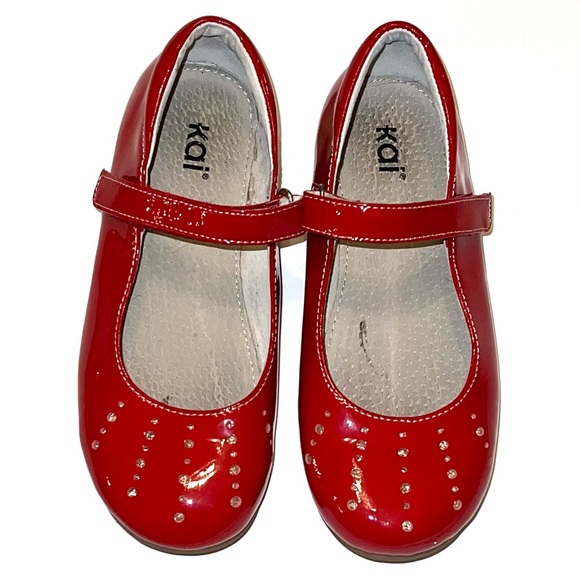 See Kai Run | Shoes | See Kai Run Red Genuine Patent Leather Mary Janes ...